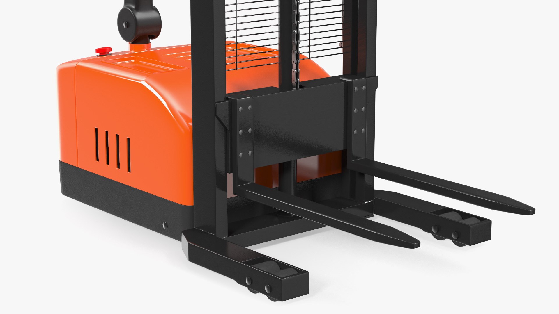 3D Electric Pallet Stacker with Plastic Pallet - TurboSquid 2145950