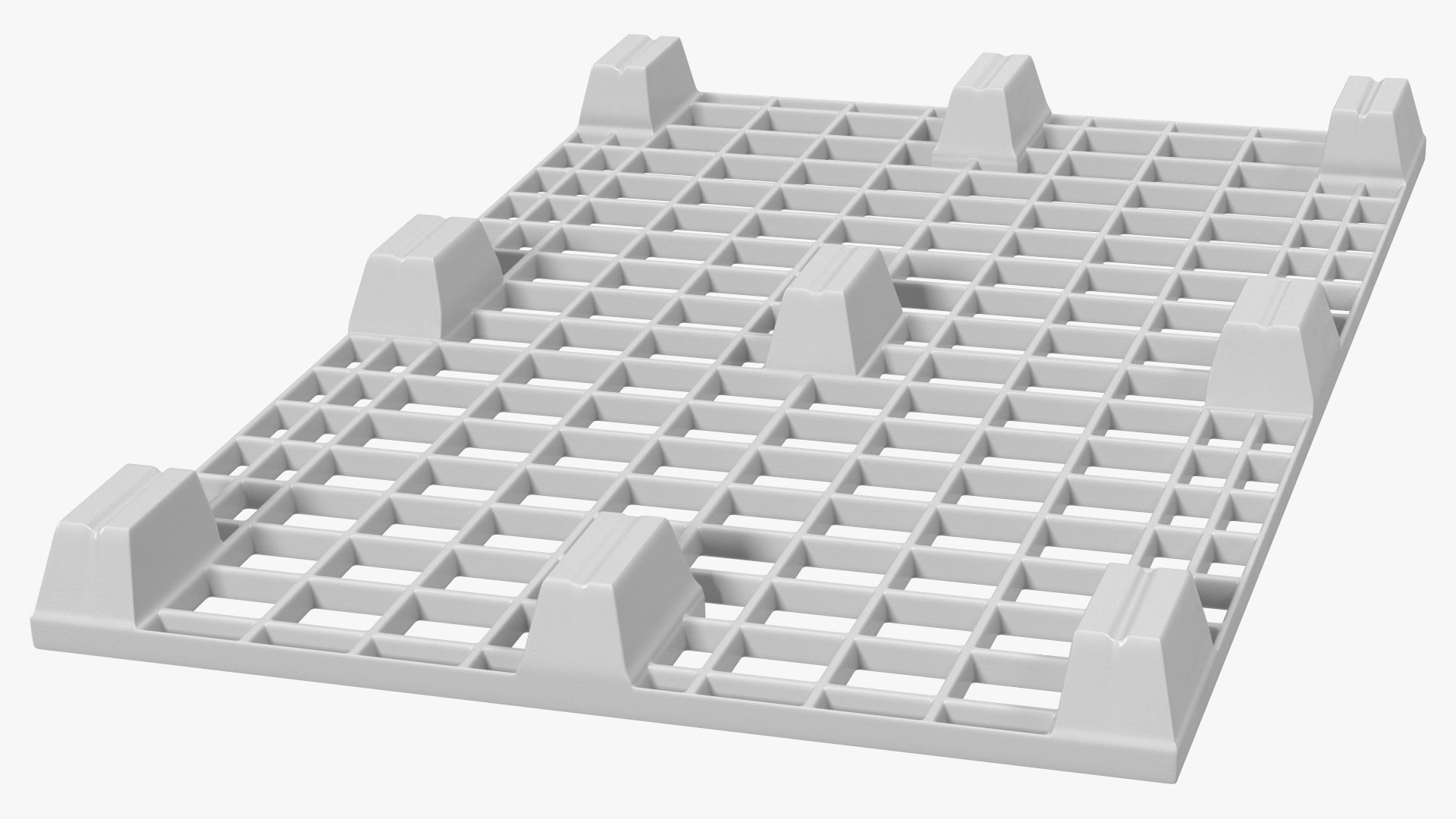 3D Electric Pallet Stacker with Plastic Pallet - TurboSquid 2145950