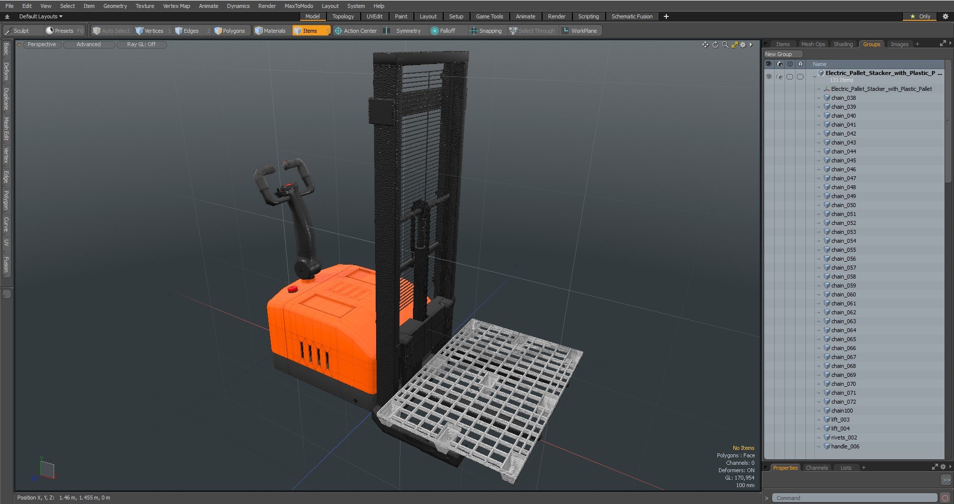 3D Electric Pallet Stacker with Plastic Pallet - TurboSquid 2145950