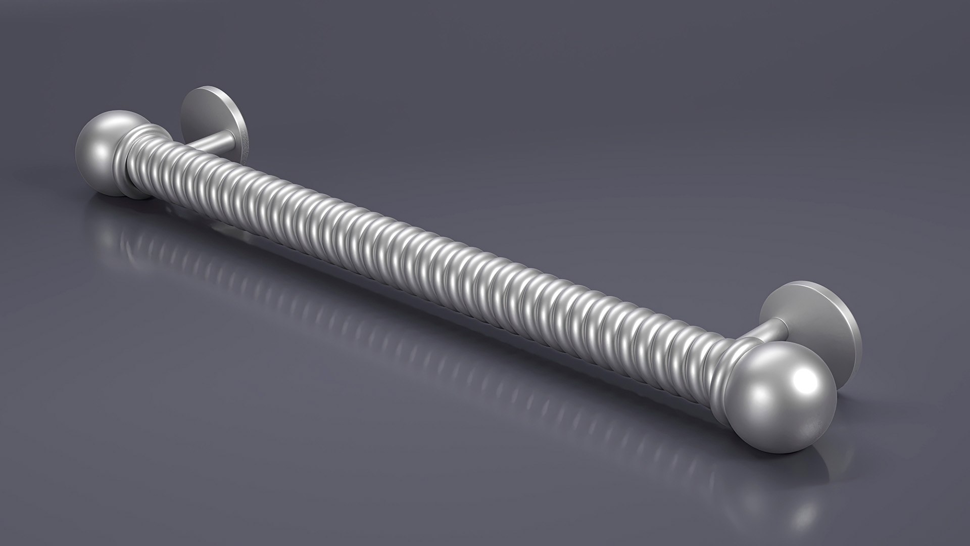 3D Spiral Door Handle Metal - TurboSquid 2244918