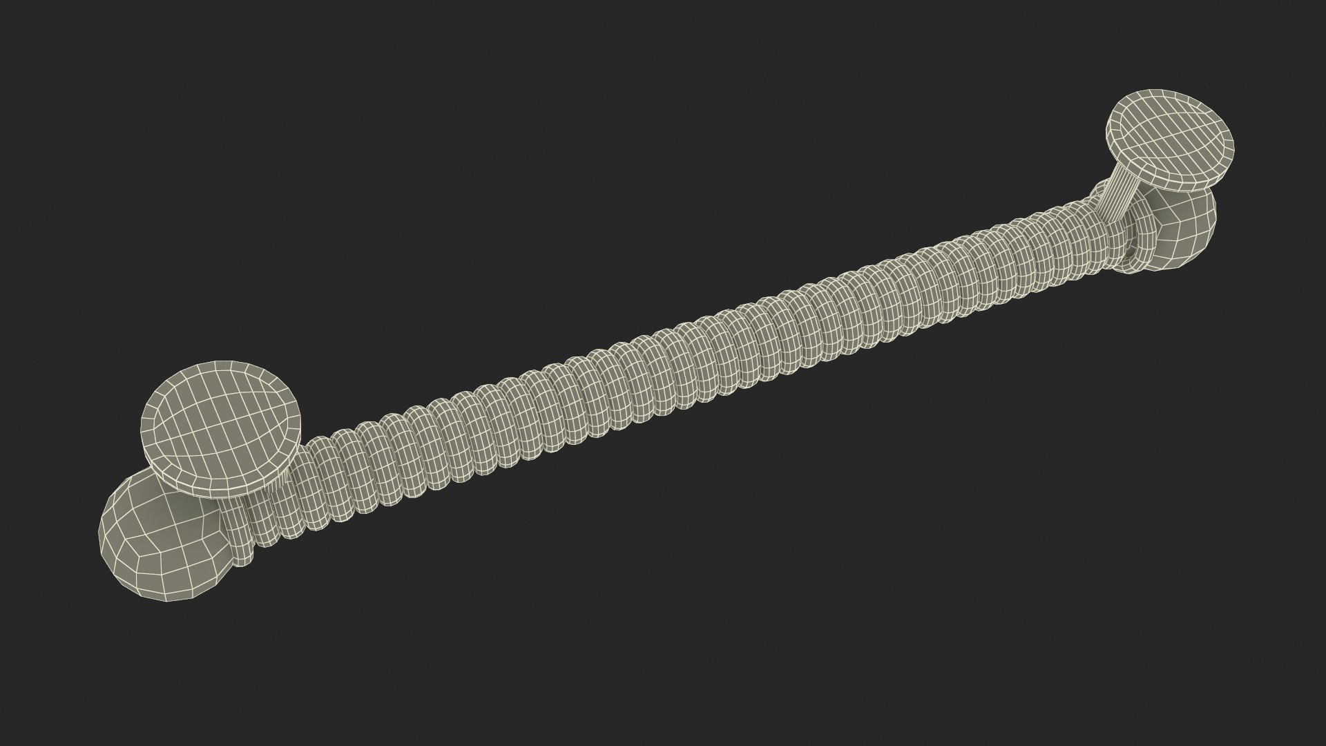 3D Spiral Door Handle Metal - TurboSquid 2244918