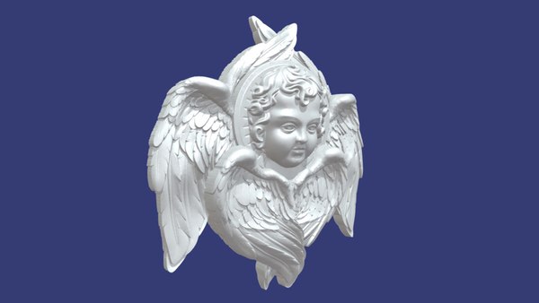 Angel pattern relief 3D model - TurboSquid 2006747