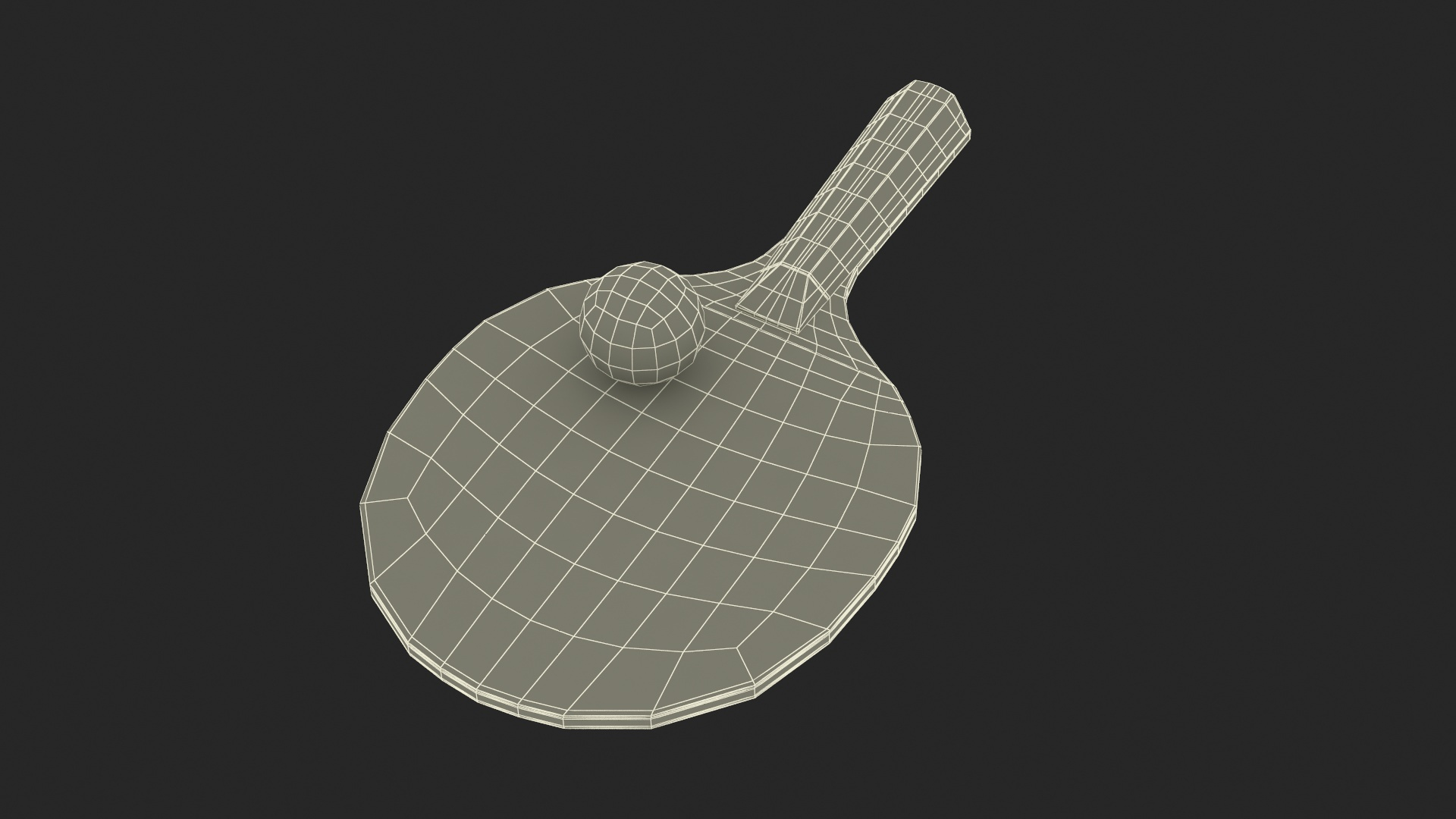 3D Model Table Tennis Racket - TurboSquid 2214161