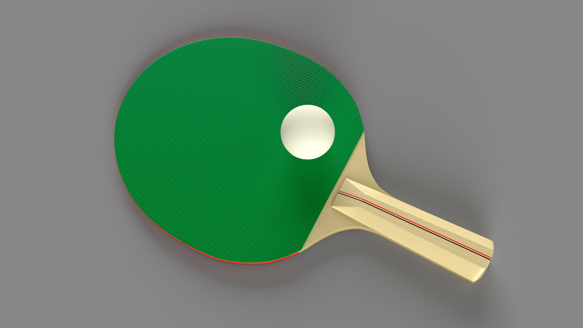3D Model Table Tennis Racket - TurboSquid 2214161