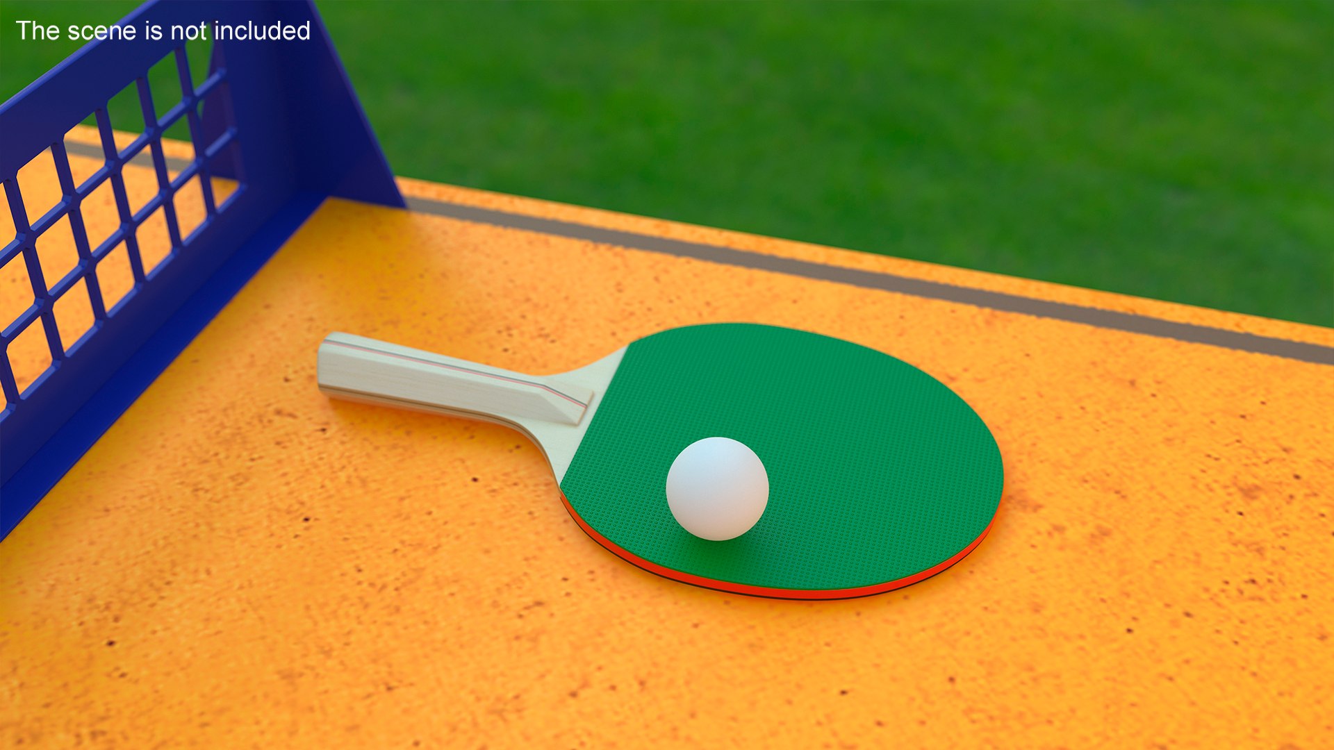 3D Model Table Tennis Racket - TurboSquid 2214161