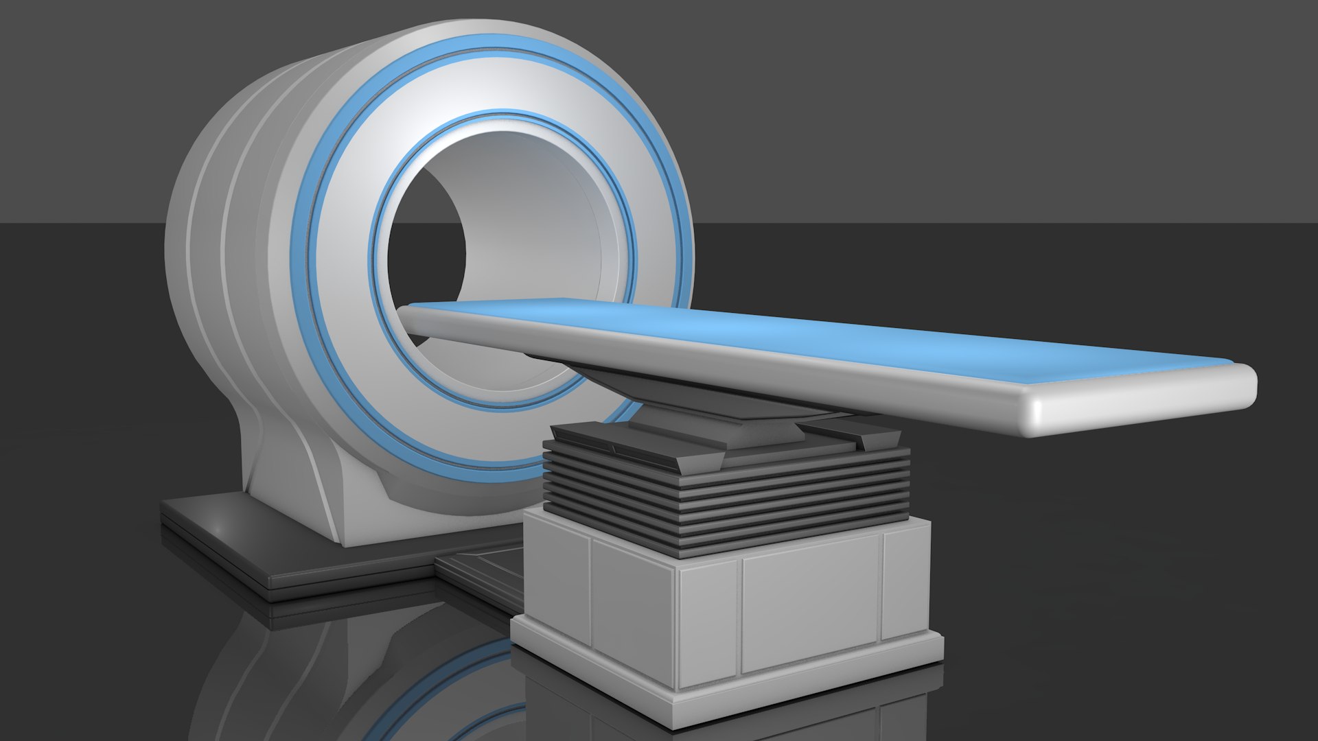 MRI Scan Machine 3D Model - TurboSquid 1799892