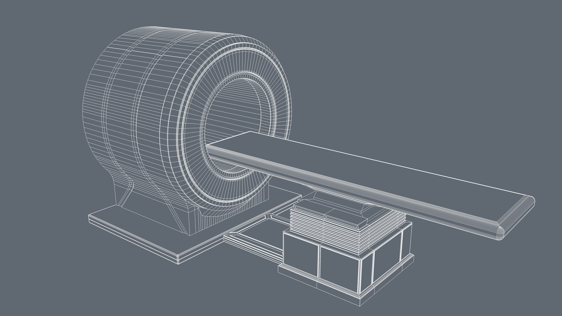 MRI Scan Machine 3D Model - TurboSquid 1799892