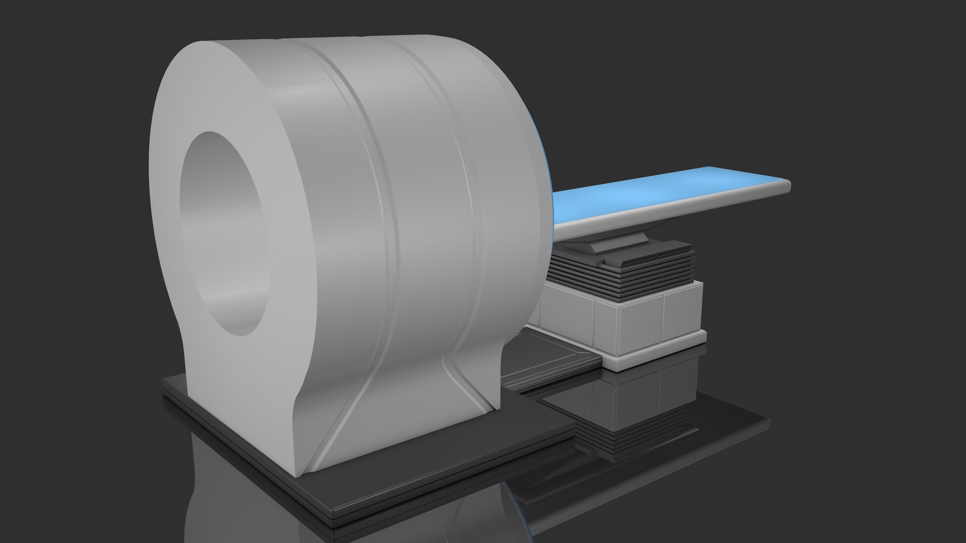 MRI Scan Machine 3D Model - TurboSquid 1799892