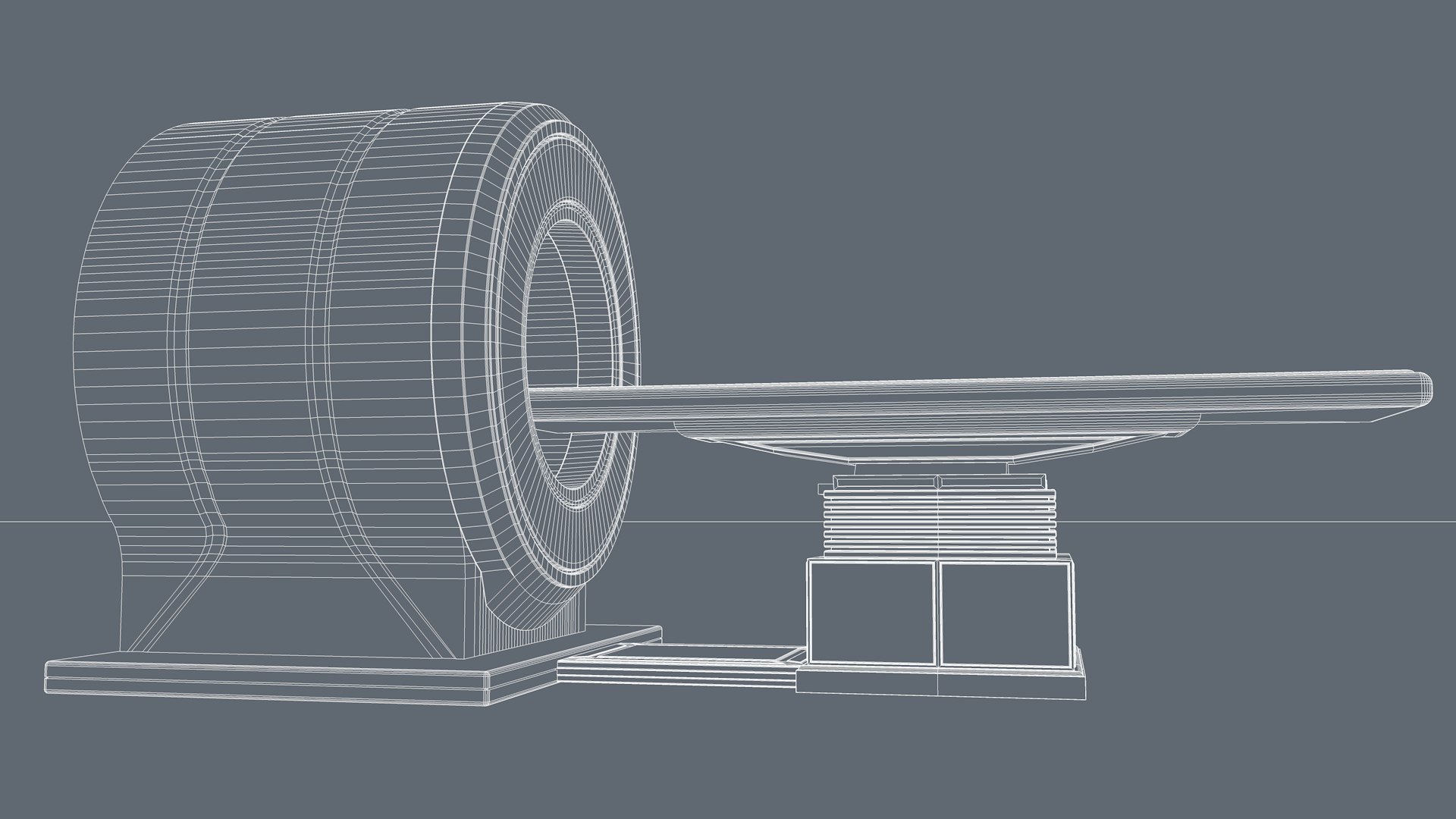 MRI Scan Machine 3D Model - TurboSquid 1799892