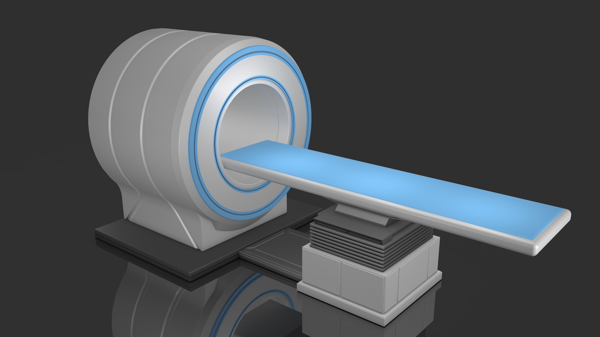 MRI Scan Machine 3D Model - TurboSquid 1799892