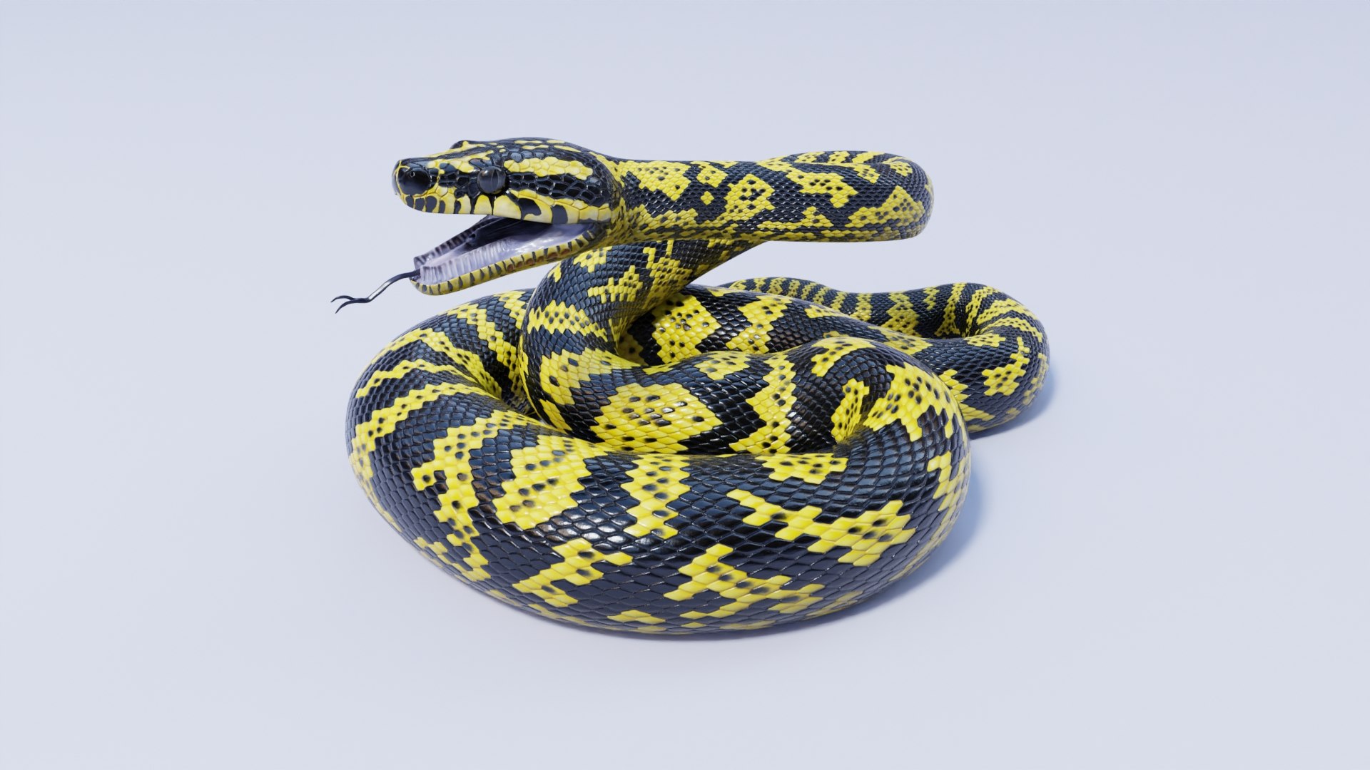 Rigged Zebra Jungle Carpet Python 3D Model - TurboSquid 1952303