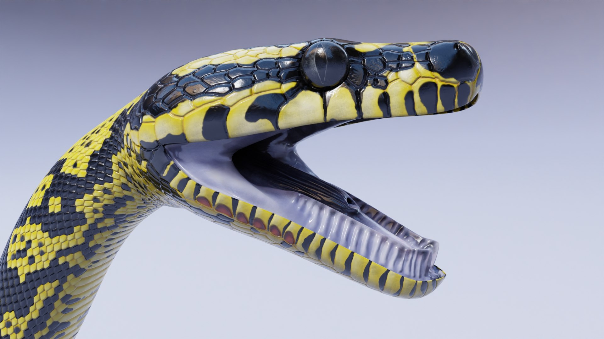 Rigged Zebra Jungle Carpet Python 3D Model - TurboSquid 1952303