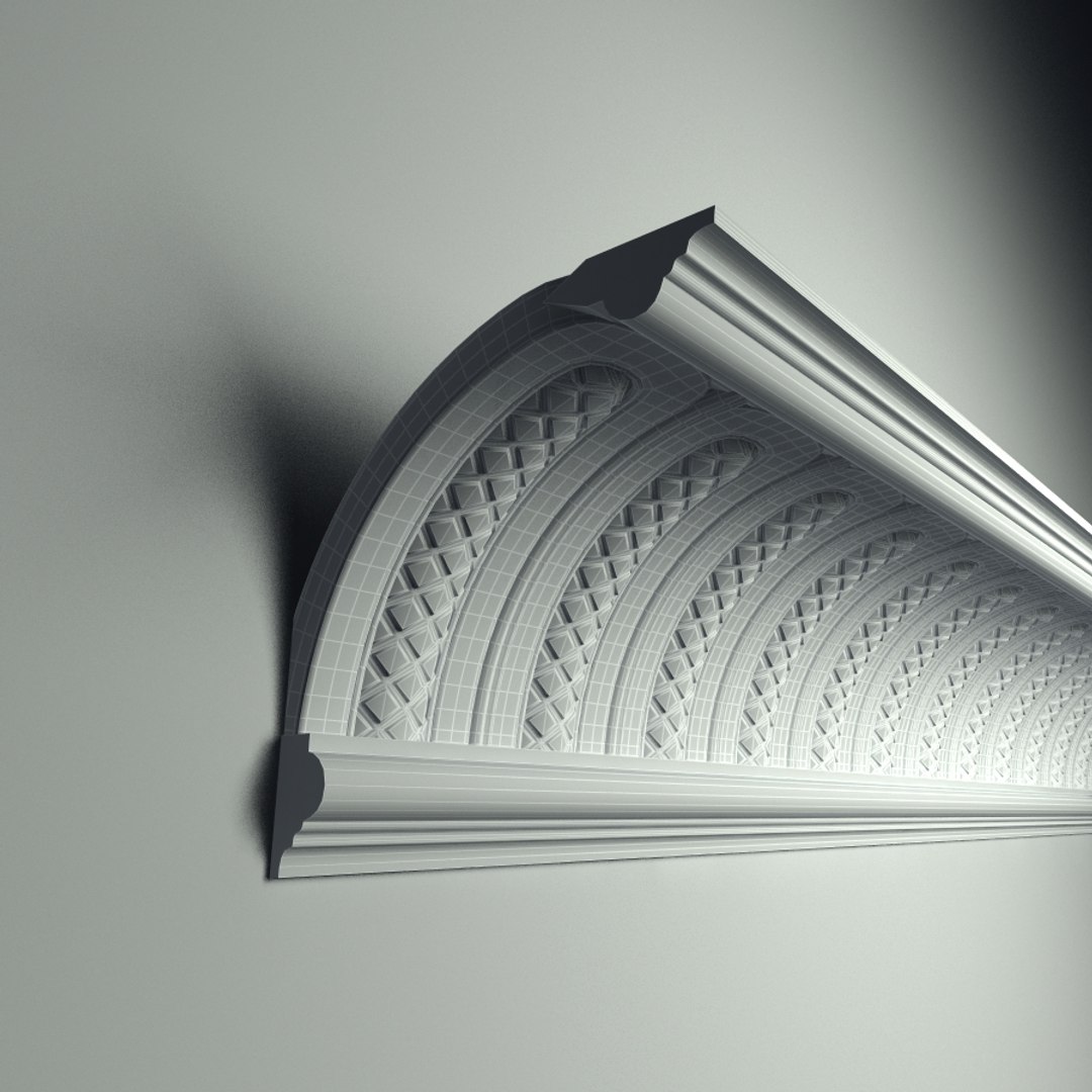 3ds max cornice 36