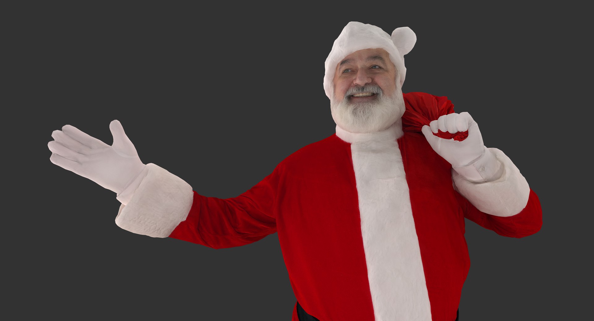 happy santa people human max