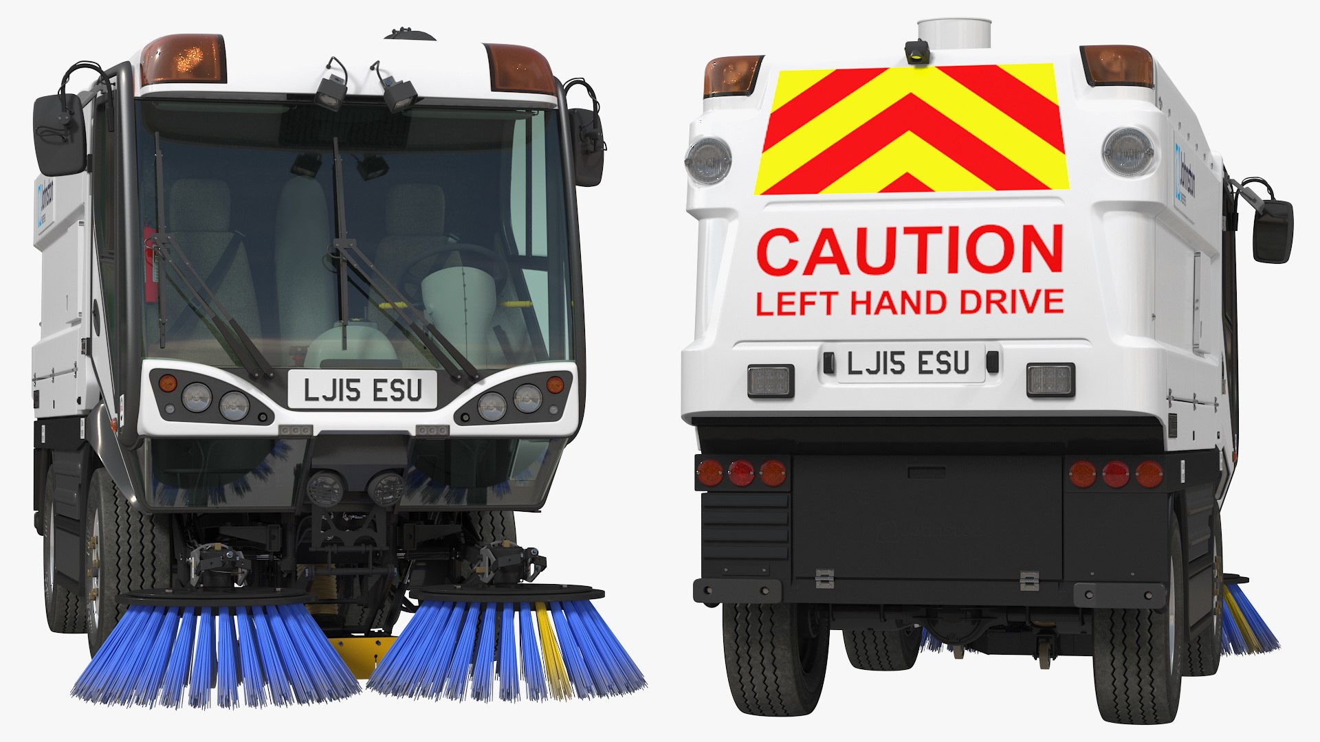 3D Johnston Cx400 Road Sweeper Model - TurboSquid 1574340
