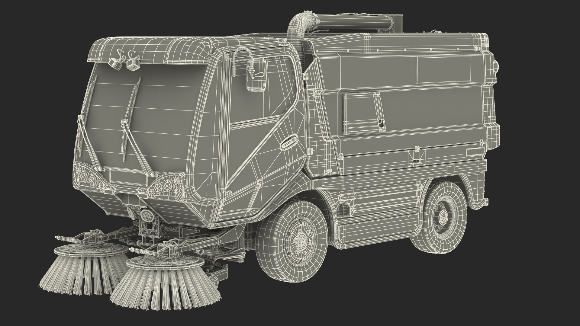 3D Johnston Cx400 Road Sweeper Model - TurboSquid 1574340