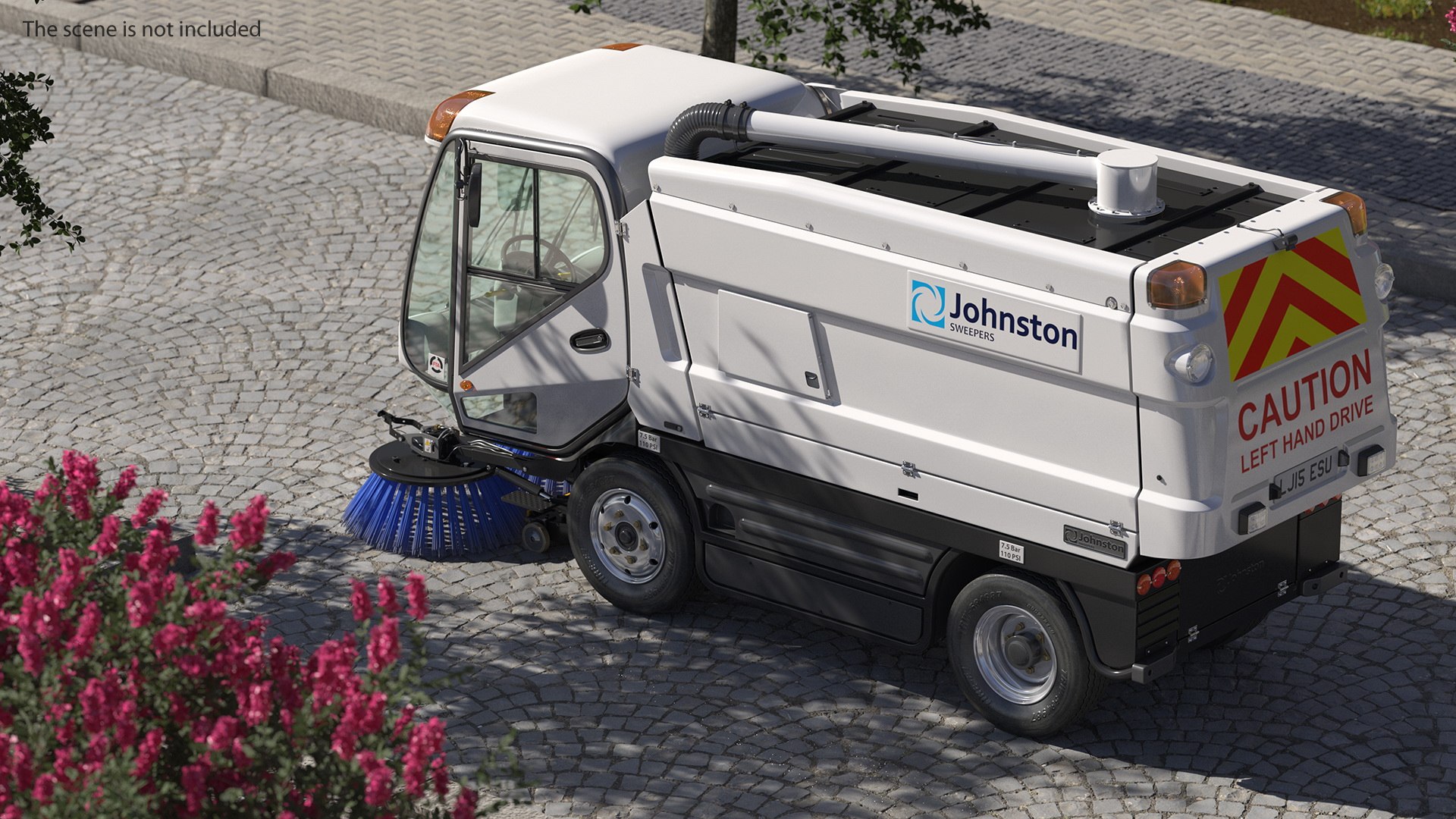 3D Johnston Cx400 Road Sweeper Model - TurboSquid 1574340
