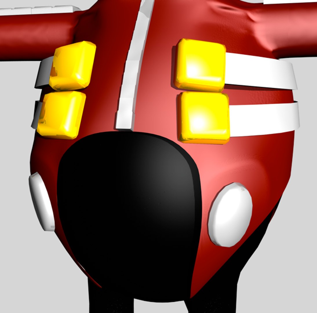3d Dr Robotnik Eggman Sonic Hedgehog Model