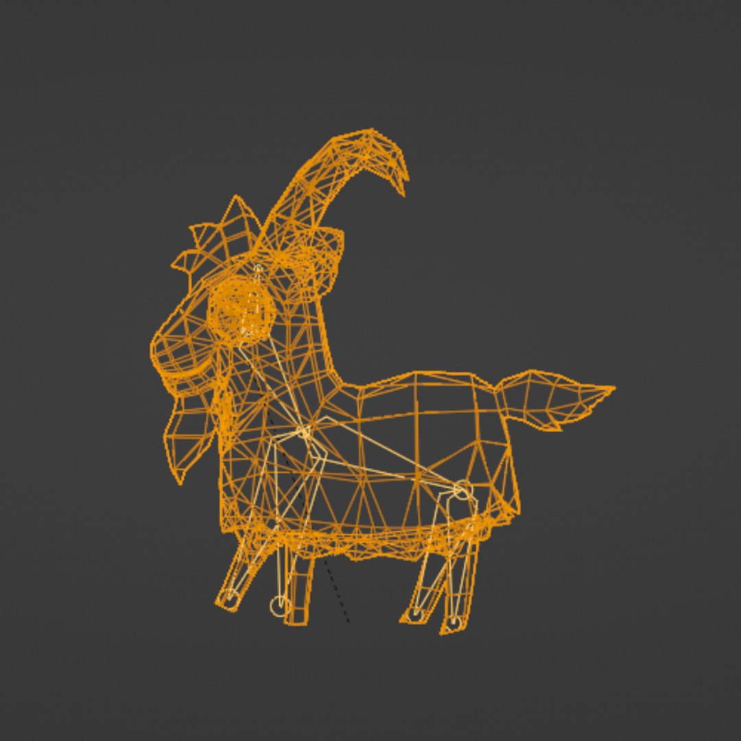 Cute Goat 3D Model - TurboSquid 2048321
