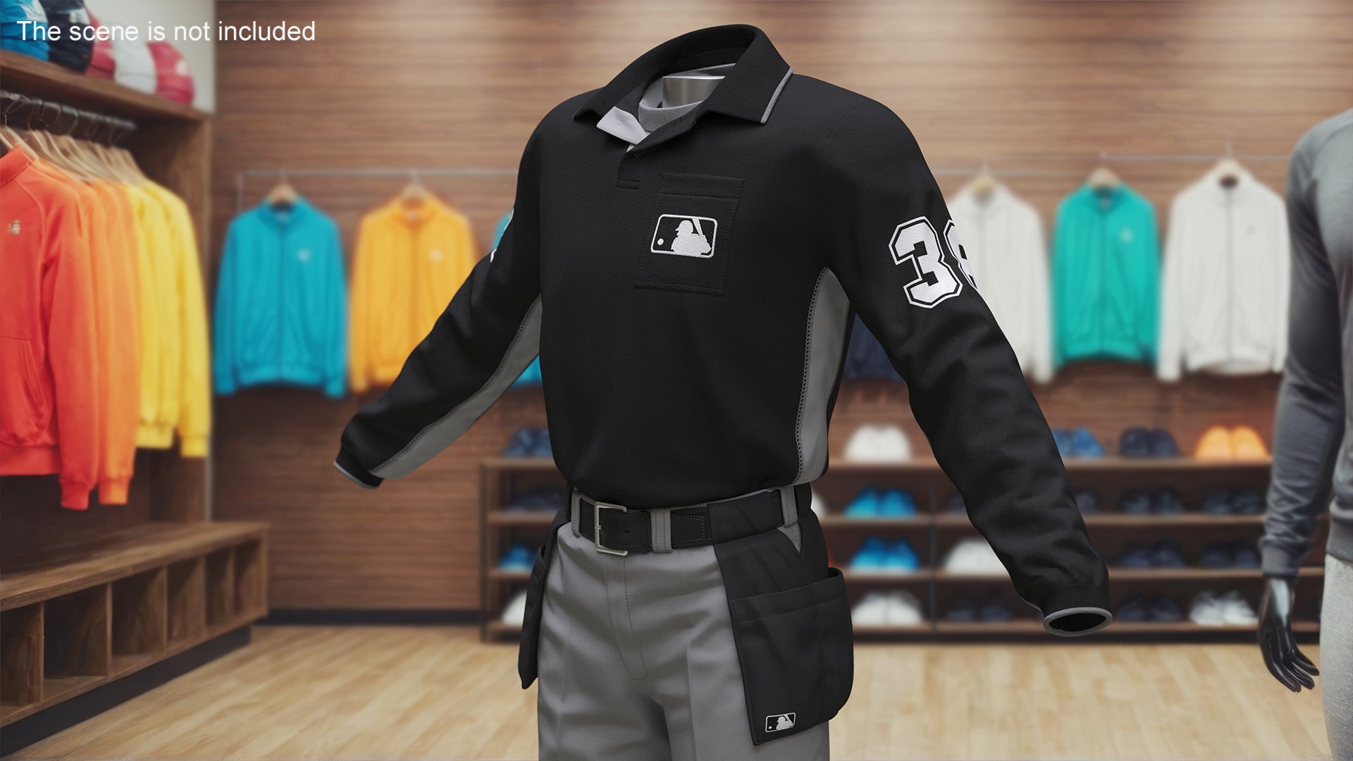 Baseball Umpire Uniform Model - TurboSquid 2297414