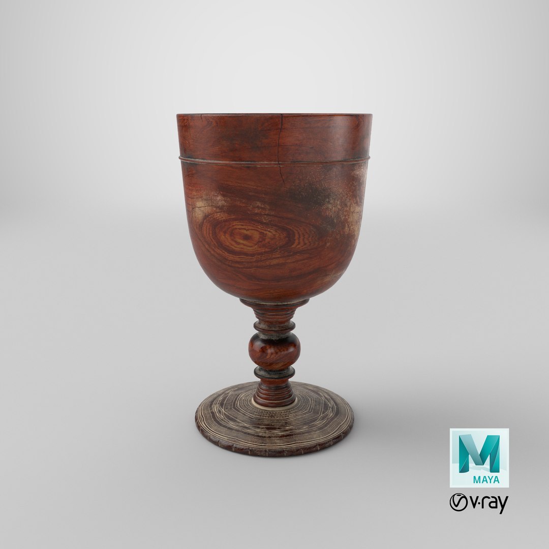 3D Old Goblet 02 Model - TurboSquid 1180319