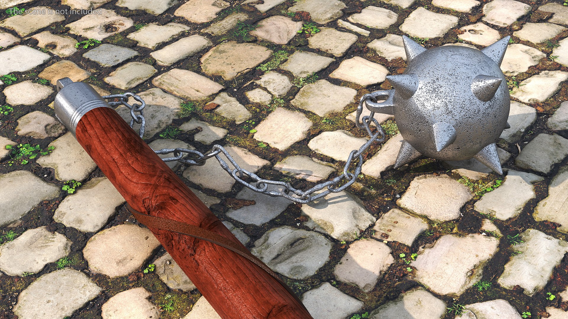 Single Ball Medieval Flail 3D - TurboSquid 2070789