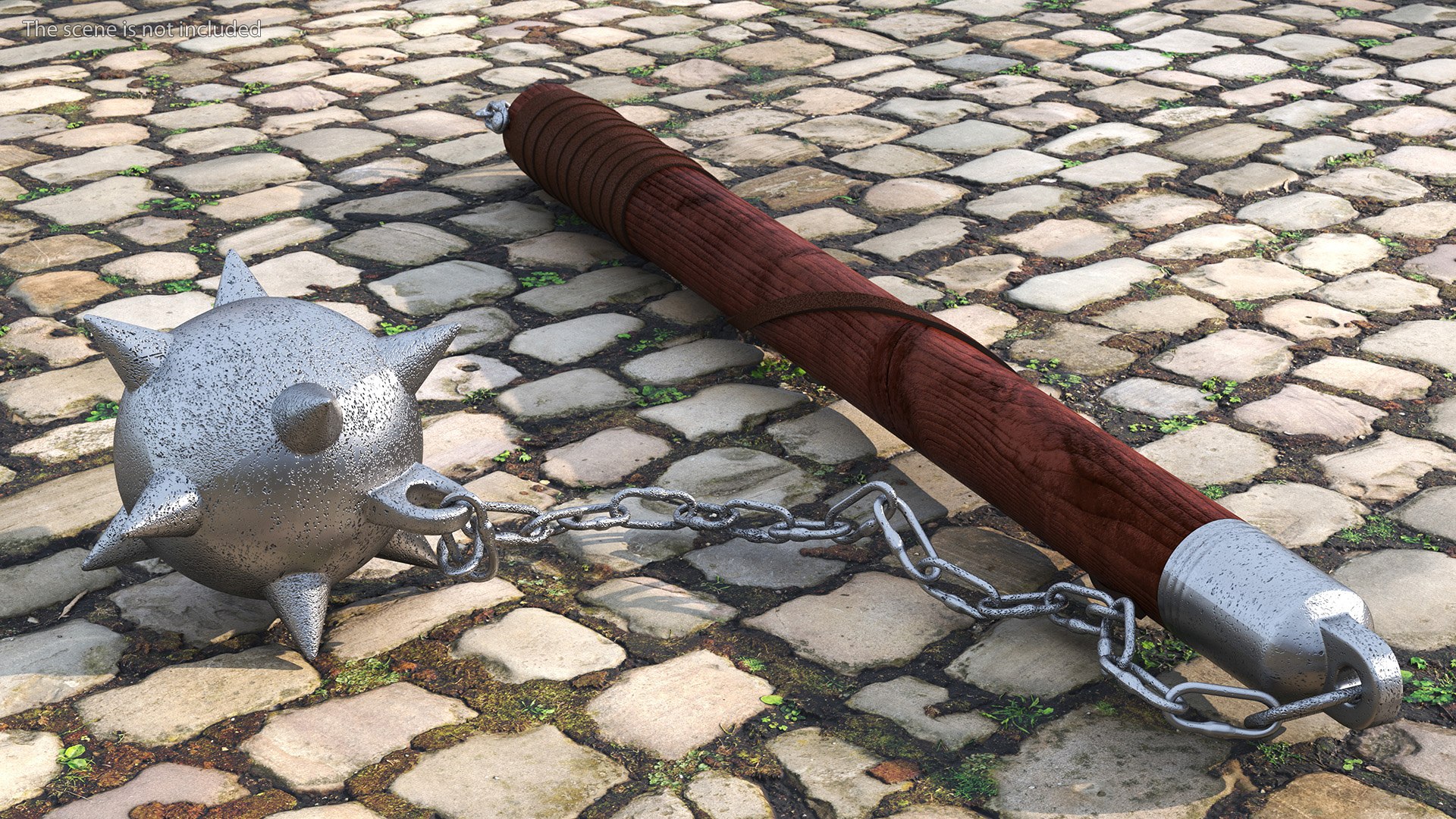 Single Ball Medieval Flail 3D - TurboSquid 2070789