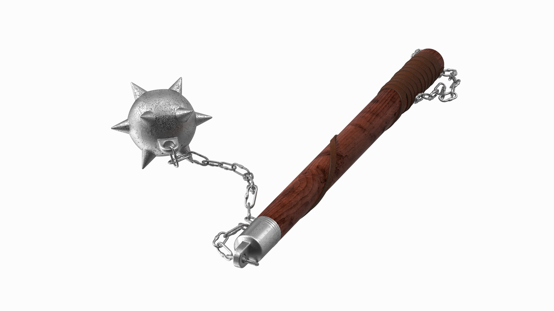 Single Ball Medieval Flail 3D - TurboSquid 2070789 Single Ball Medieval Flail 3D - TurboSquid 2070789