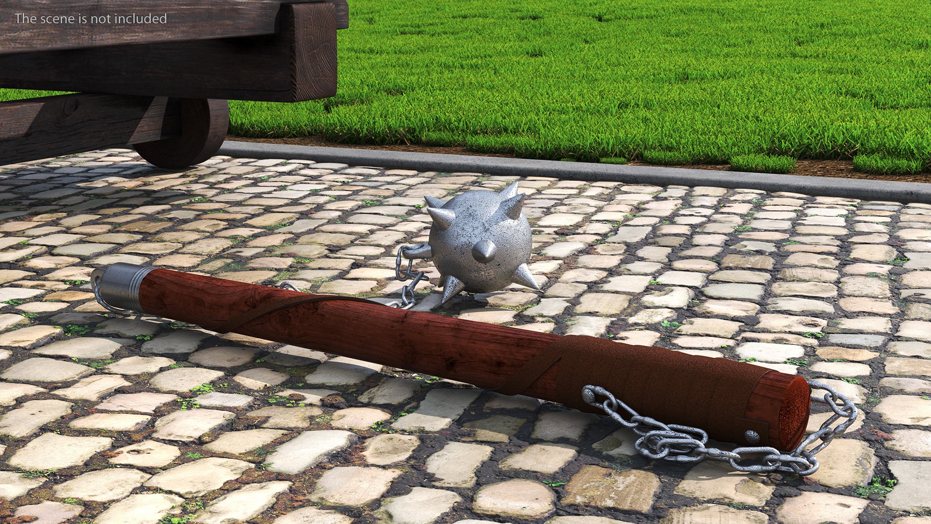 Single Ball Medieval Flail 3D - TurboSquid 2070789