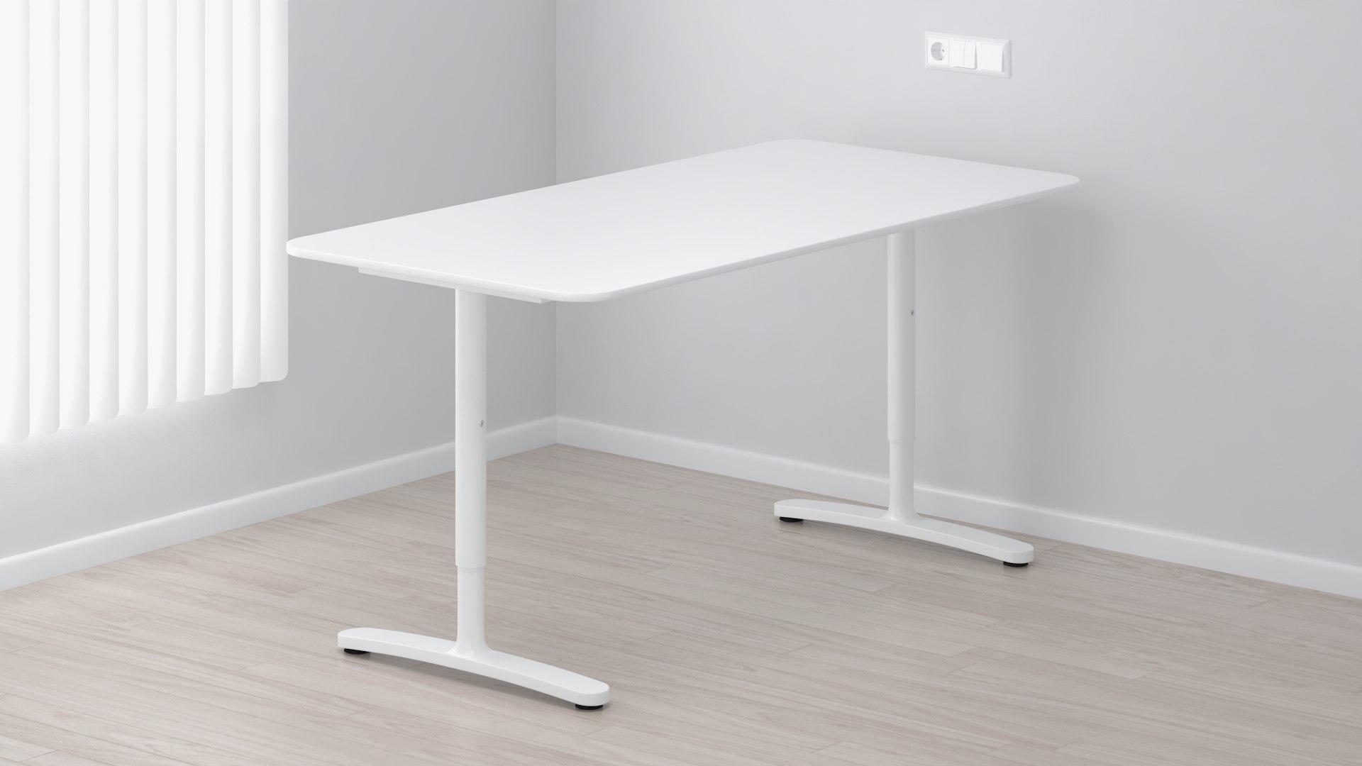 3d Ikea Bekant Desk