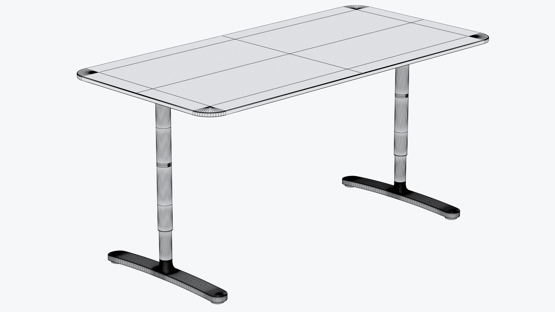 3d Ikea Bekant Desk