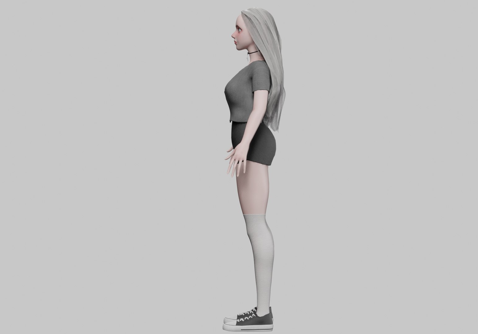 Basic Standard Woman V33016 3D Model - TurboSquid 2267081