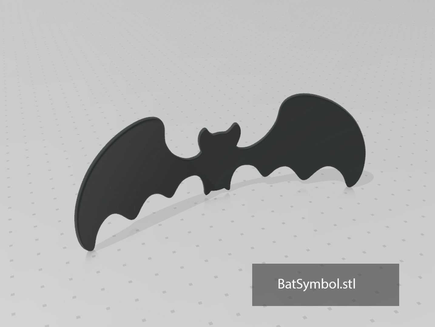 Bat Symbol 3D Model - TurboSquid 1616893