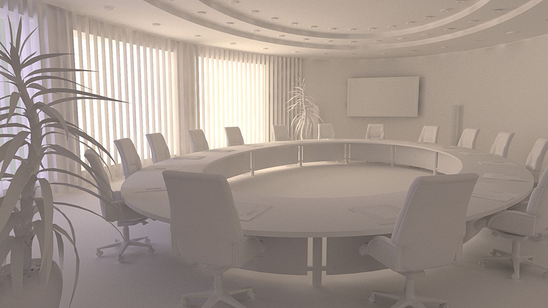 Conference Salon Office 3D Model - TurboSquid 1527458