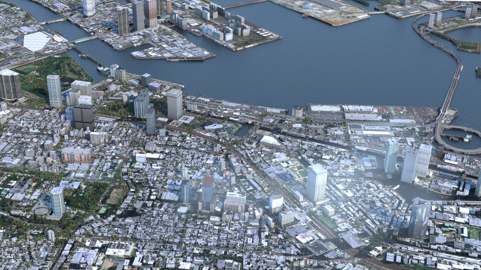 Tokyo City Building 3D Model - TurboSquid 1495010