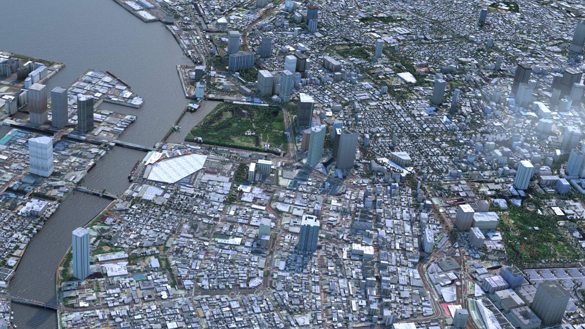 Tokyo City Building 3D Model - TurboSquid 1495010
