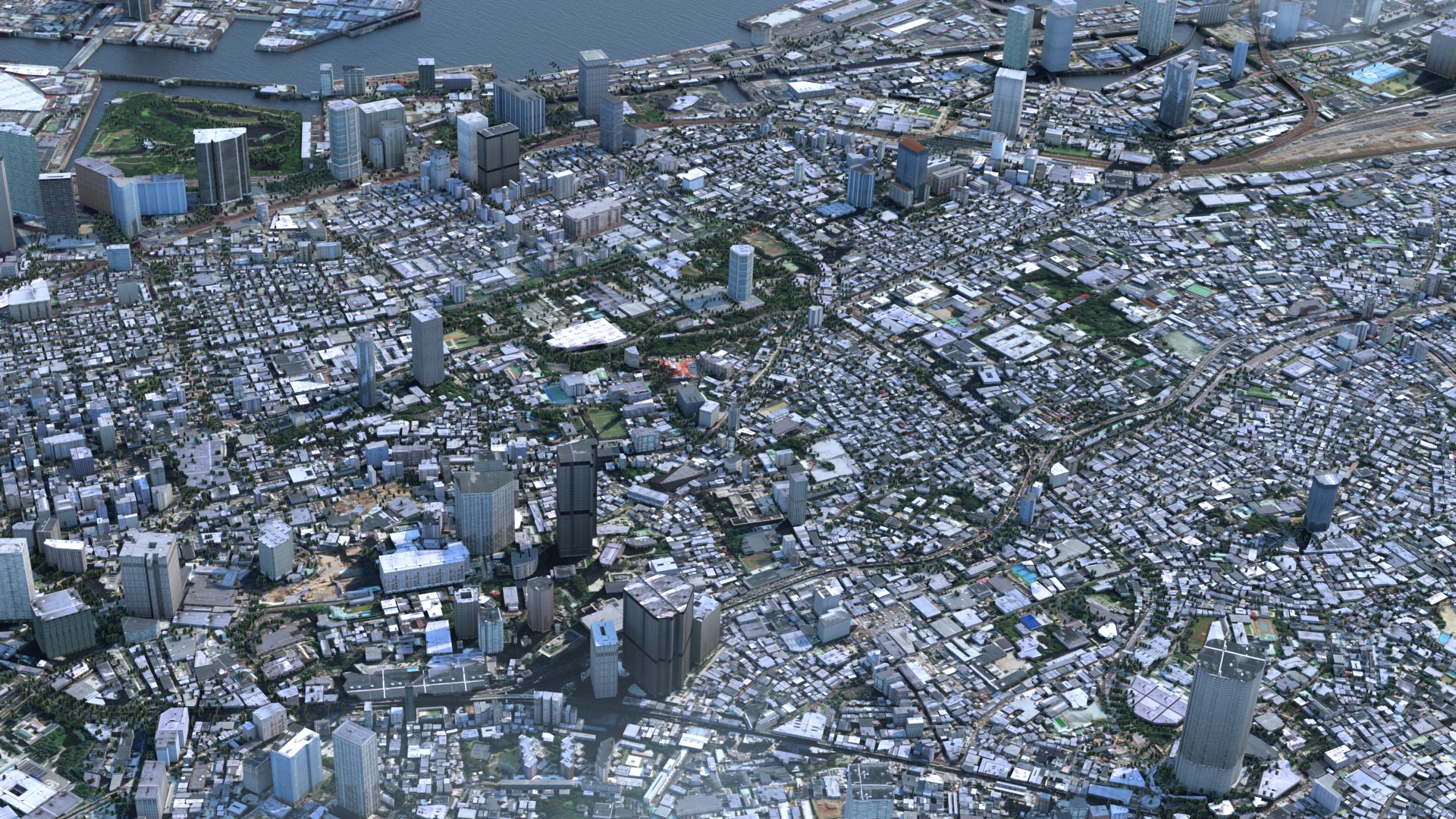 Tokyo City Building 3D Model - TurboSquid 1495010