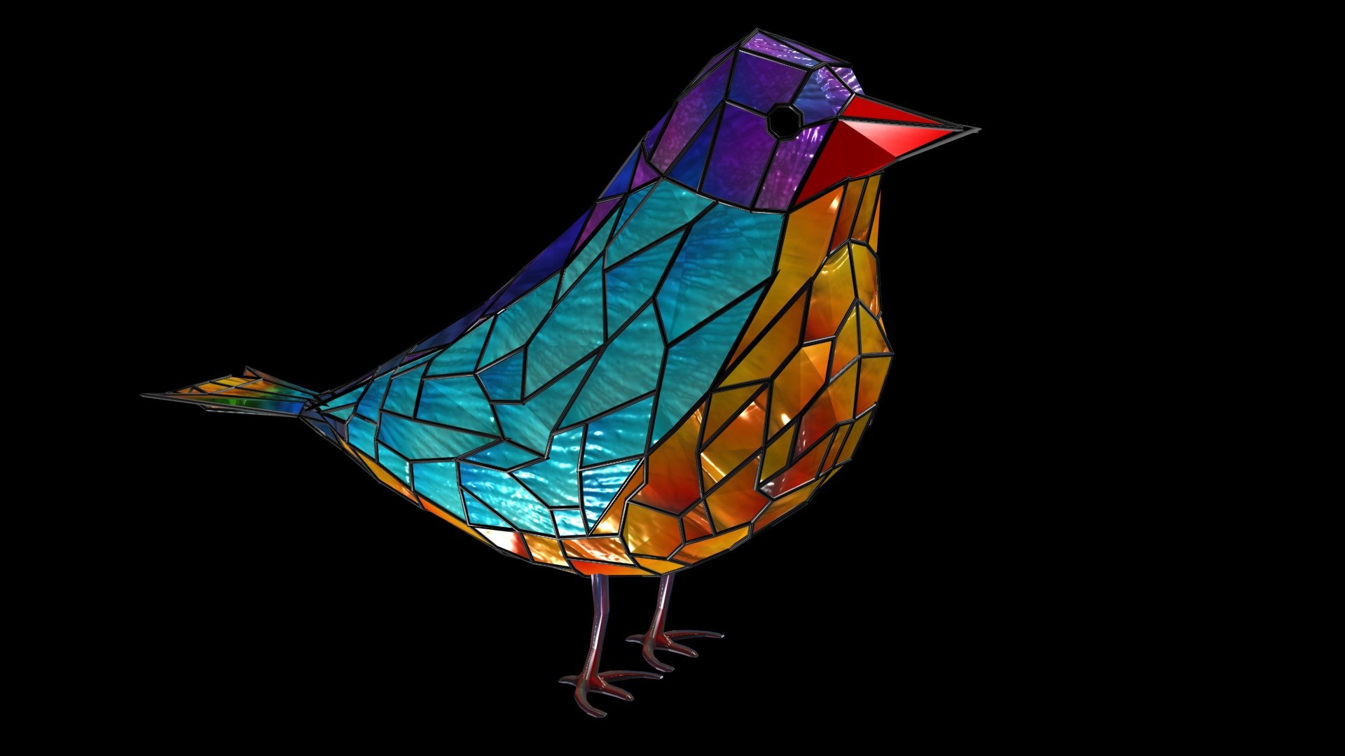 3D Fancy Bird - TurboSquid 2176022