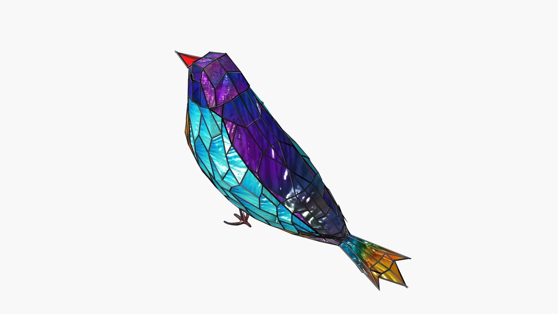 3D Fancy Bird - TurboSquid 2176022