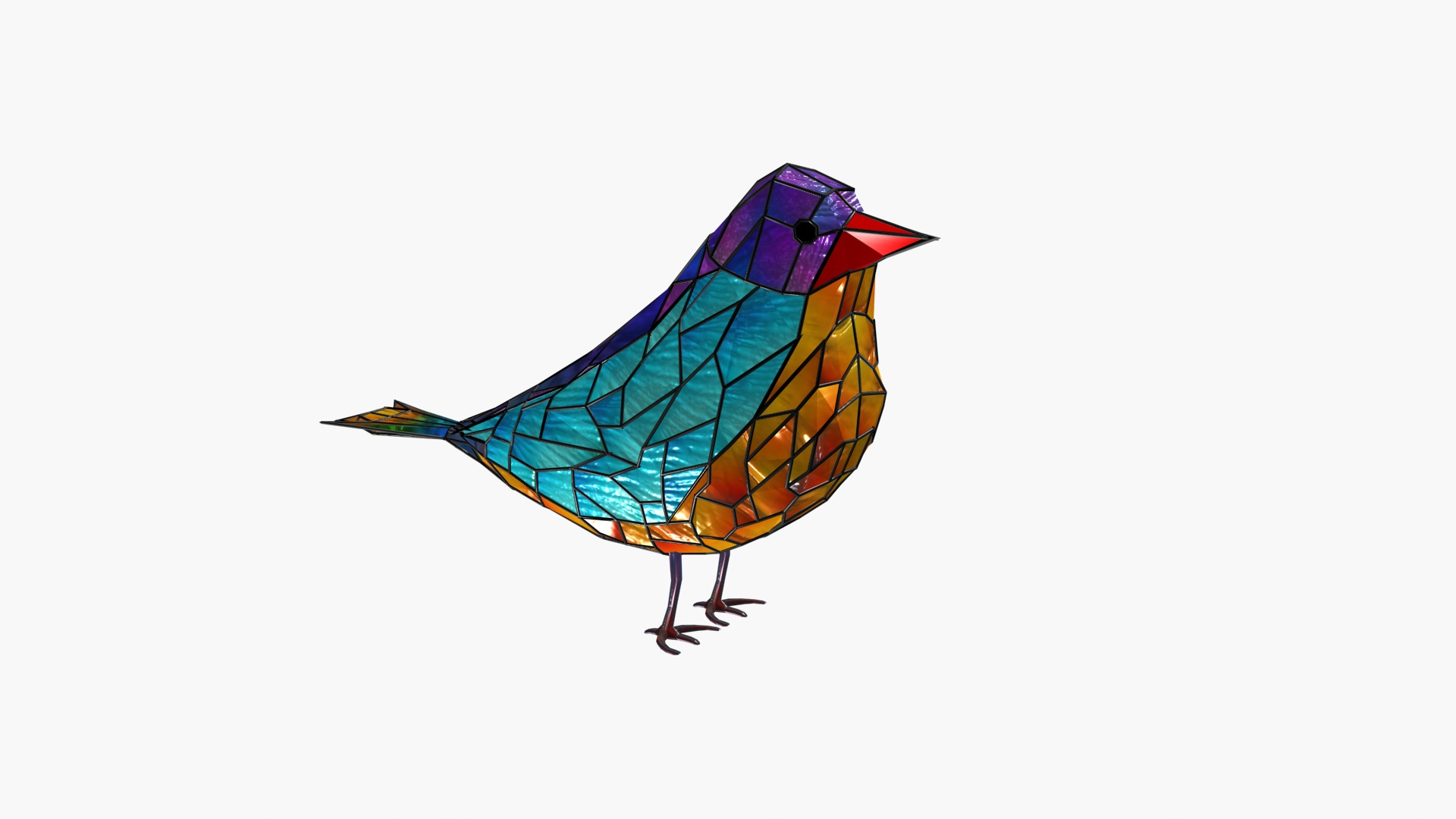 3D Fancy Bird - TurboSquid 2176022
