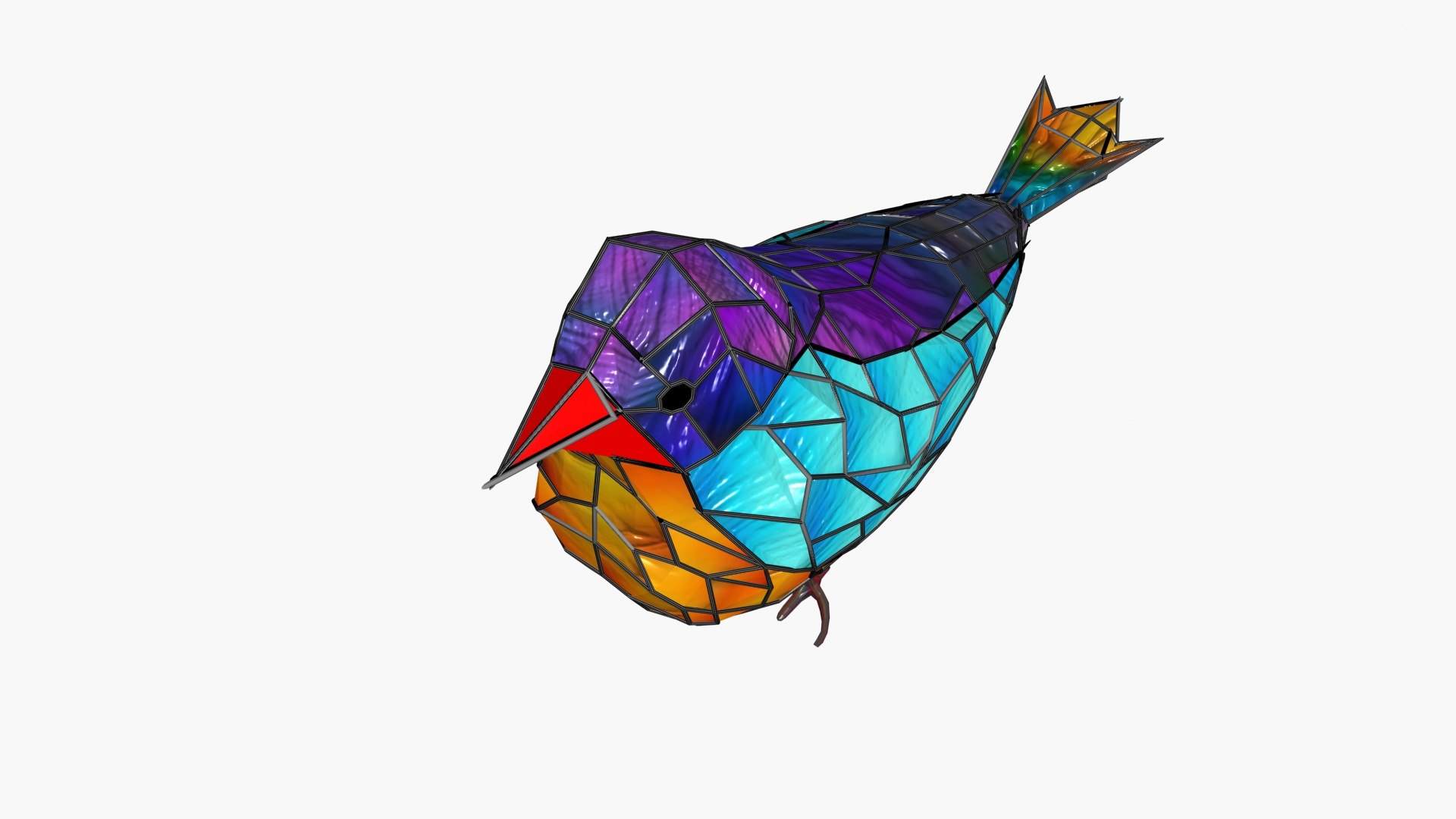 3D Fancy Bird - TurboSquid 2176022