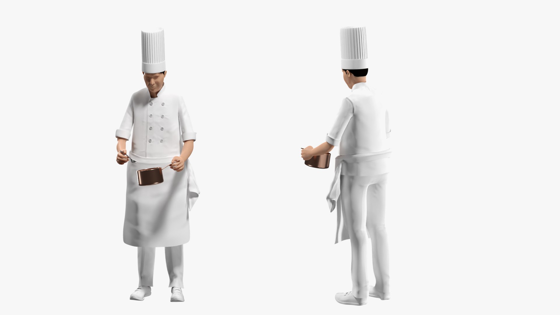 Worker 03 Cook Model - TurboSquid 1242351