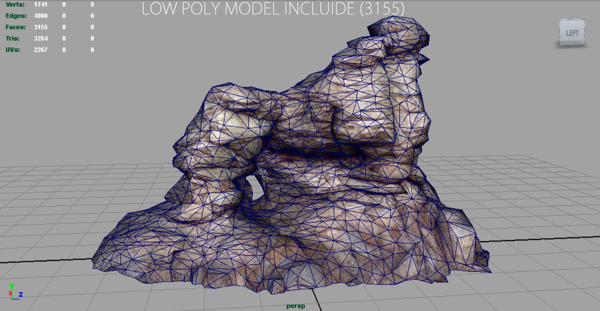 3D big rocks pack model - TurboSquid 1289305