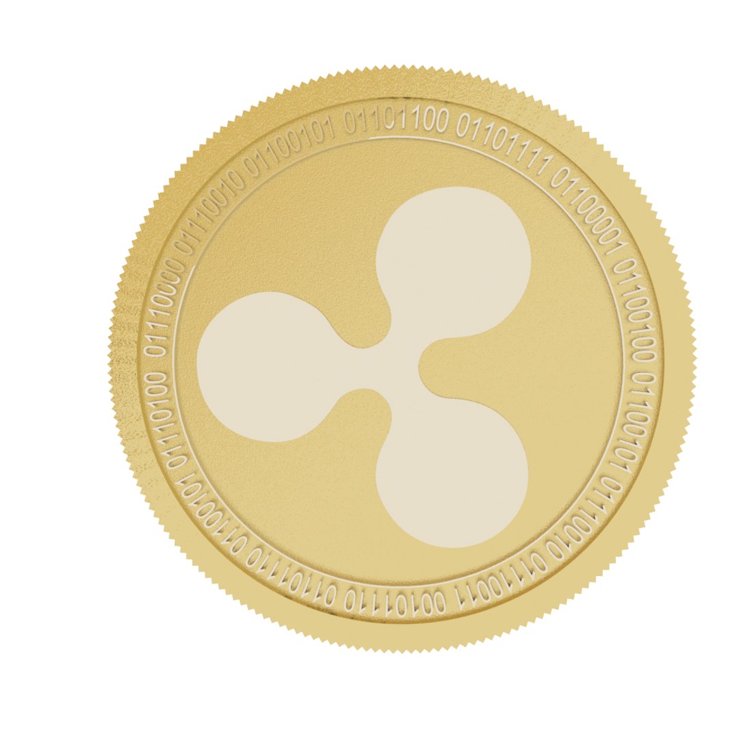 Ripple gold coin 3D model - TurboSquid 1461880