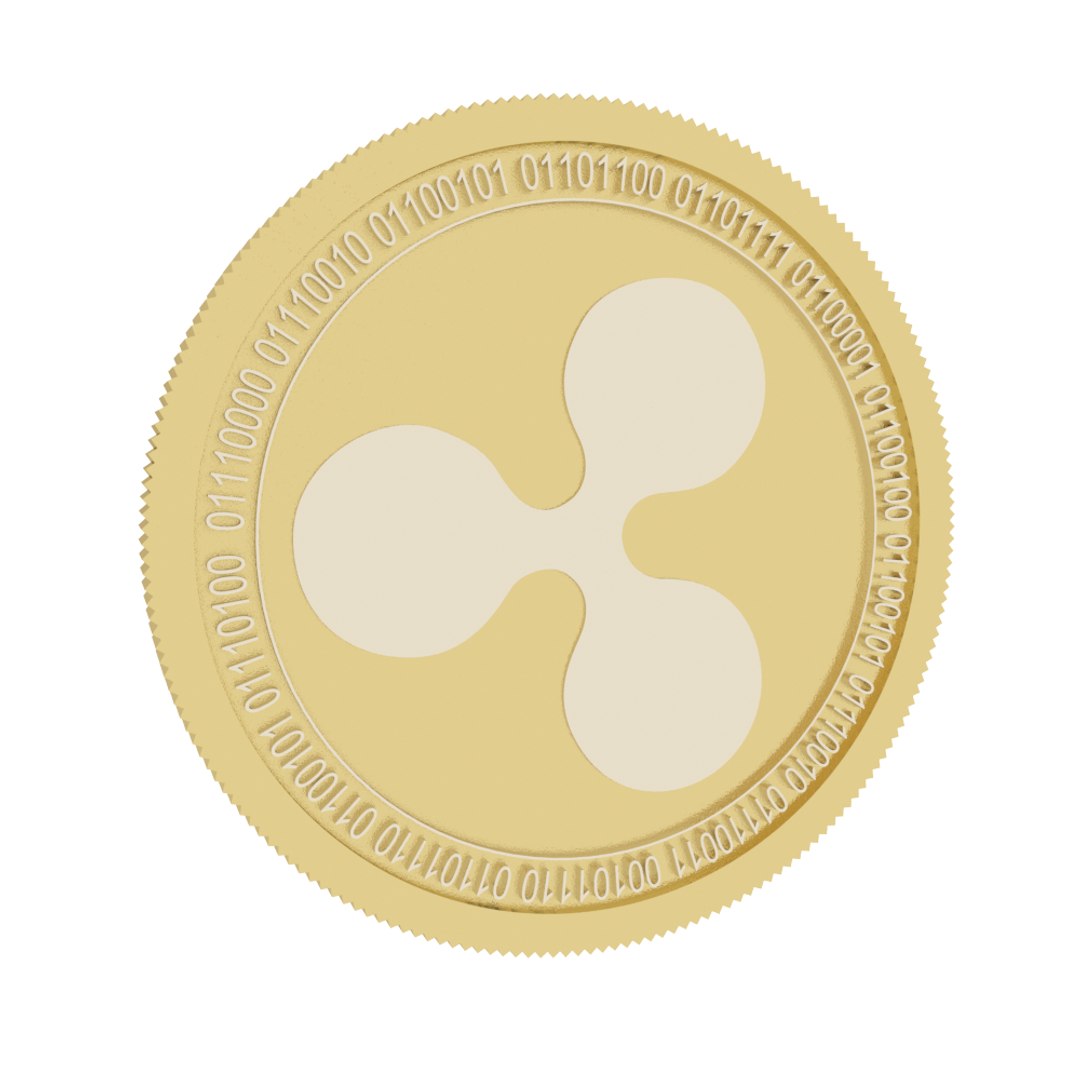 Ripple gold coin 3D model - TurboSquid 1461880