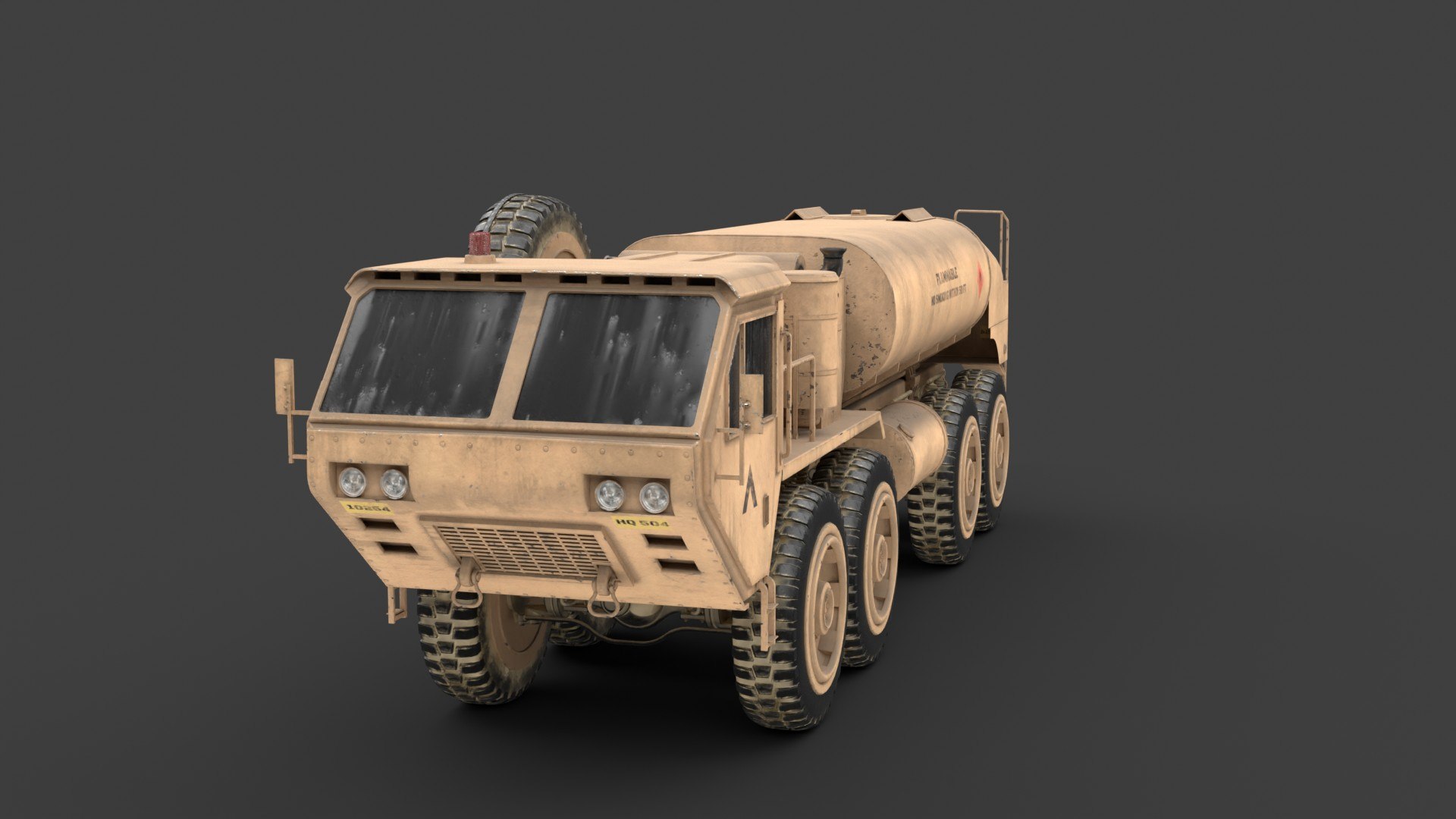 Oshkosh HEMTT A2 M977 Diesel Truck 3D Model - TurboSquid 2071718