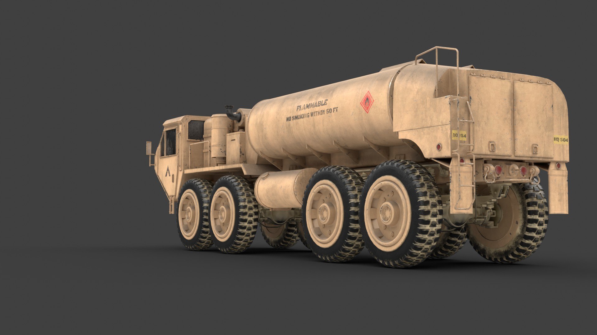 Oshkosh HEMTT A2 M977 Diesel Truck 3D Model - TurboSquid 2071718