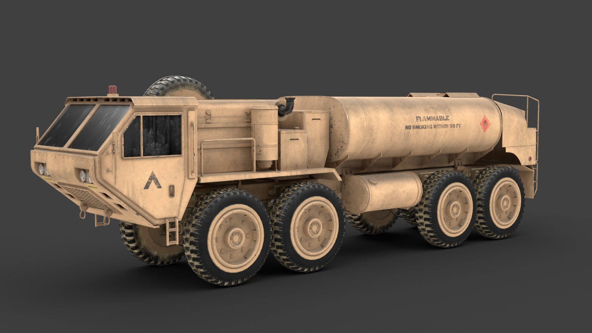 Oshkosh HEMTT A2 M977 Diesel Truck 3D Model - TurboSquid 2071718