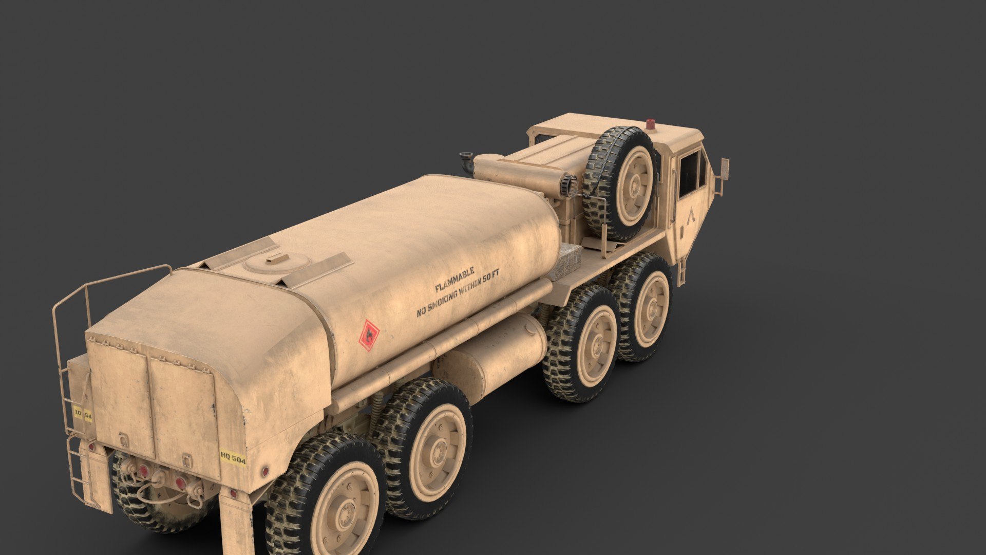 Oshkosh HEMTT A2 M977 Diesel Truck 3D Model - TurboSquid 2071718