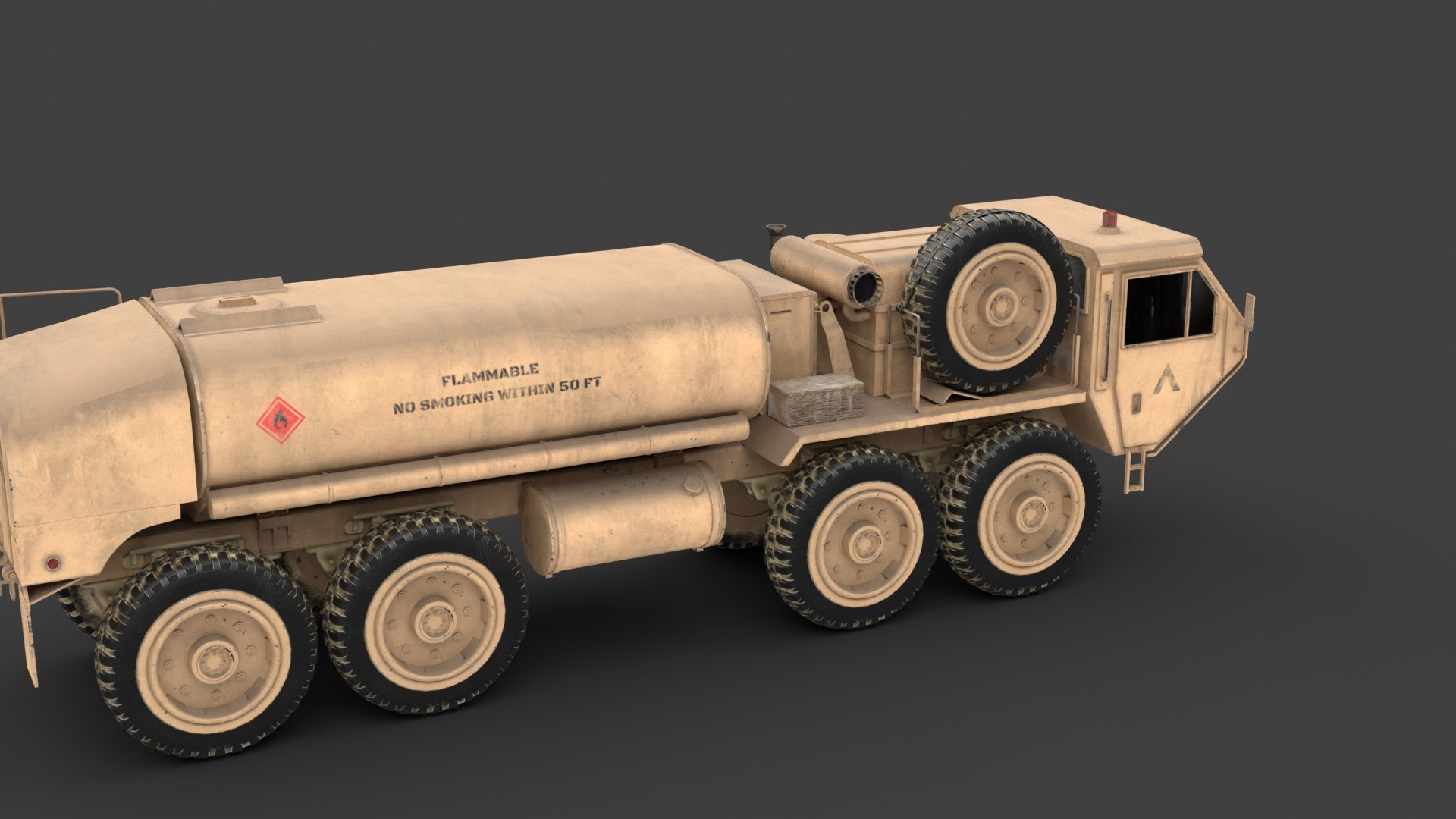 Oshkosh HEMTT A2 M977 Diesel Truck 3D Model - TurboSquid 2071718